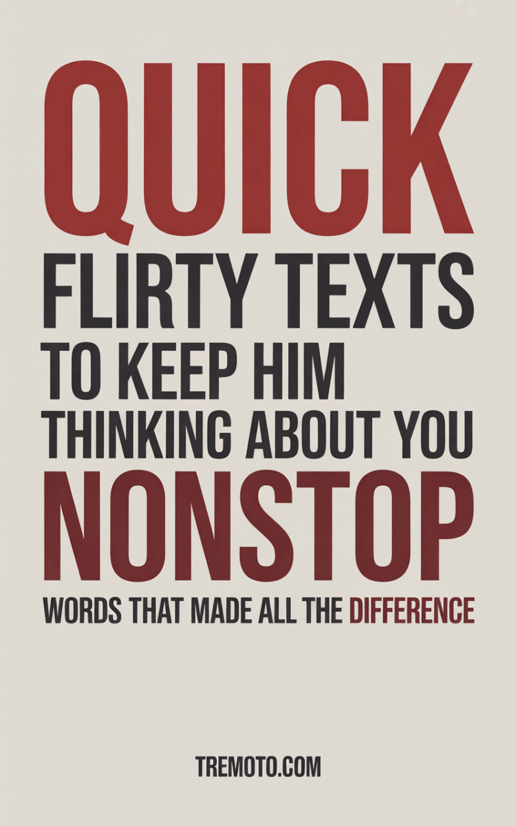 Flirty Texts to Keep Him Thinking About You (With Examples)
