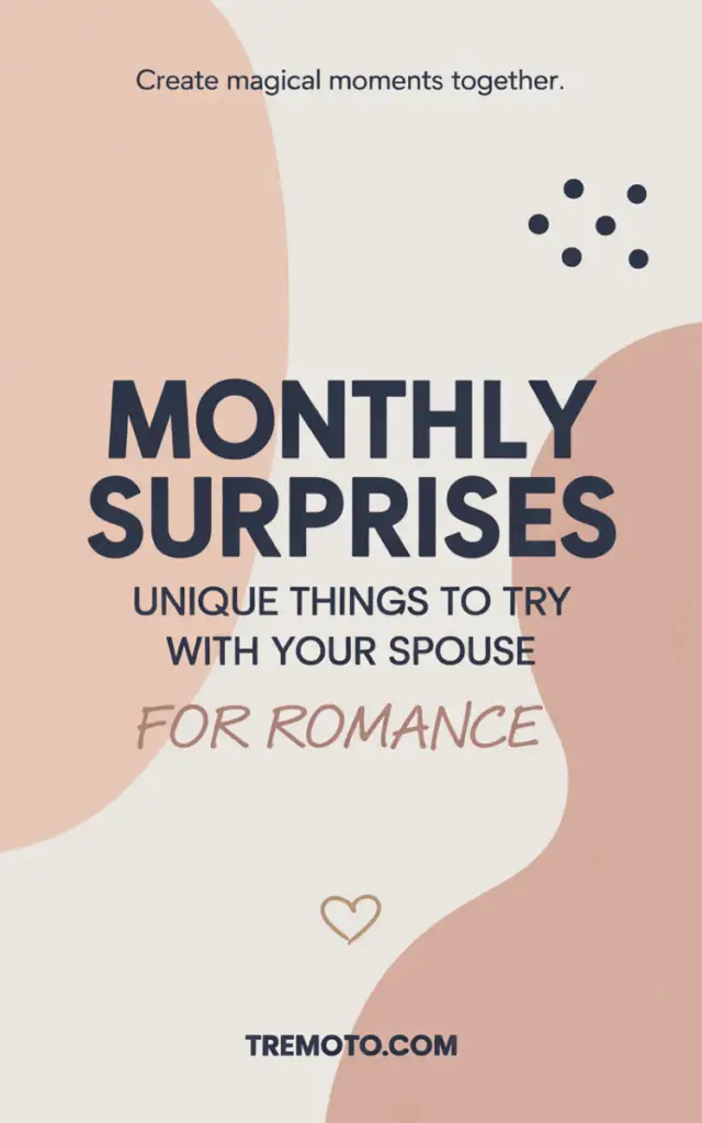 Things to Try With Your Spouse Once a Month